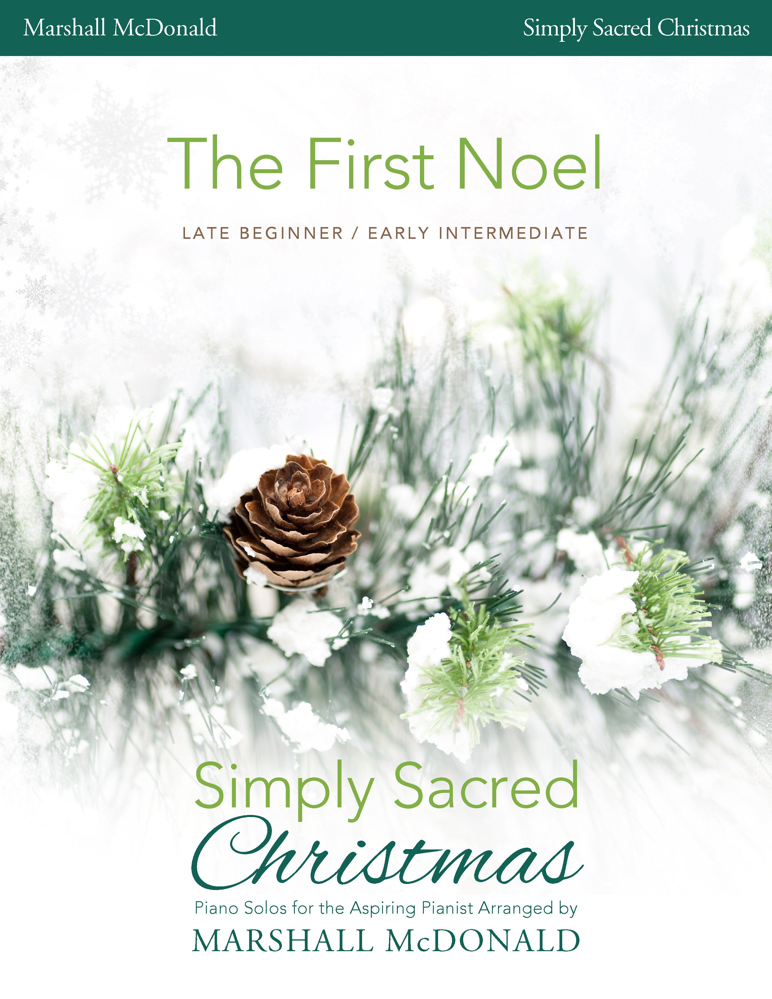 The First Noel (simple piano) - Marshall McDonald Music