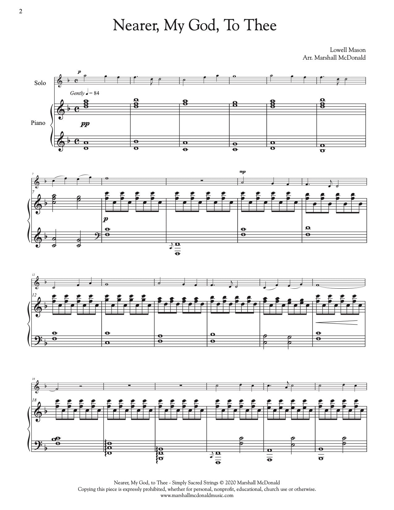 Nearer My God To Thee Guitar Chords