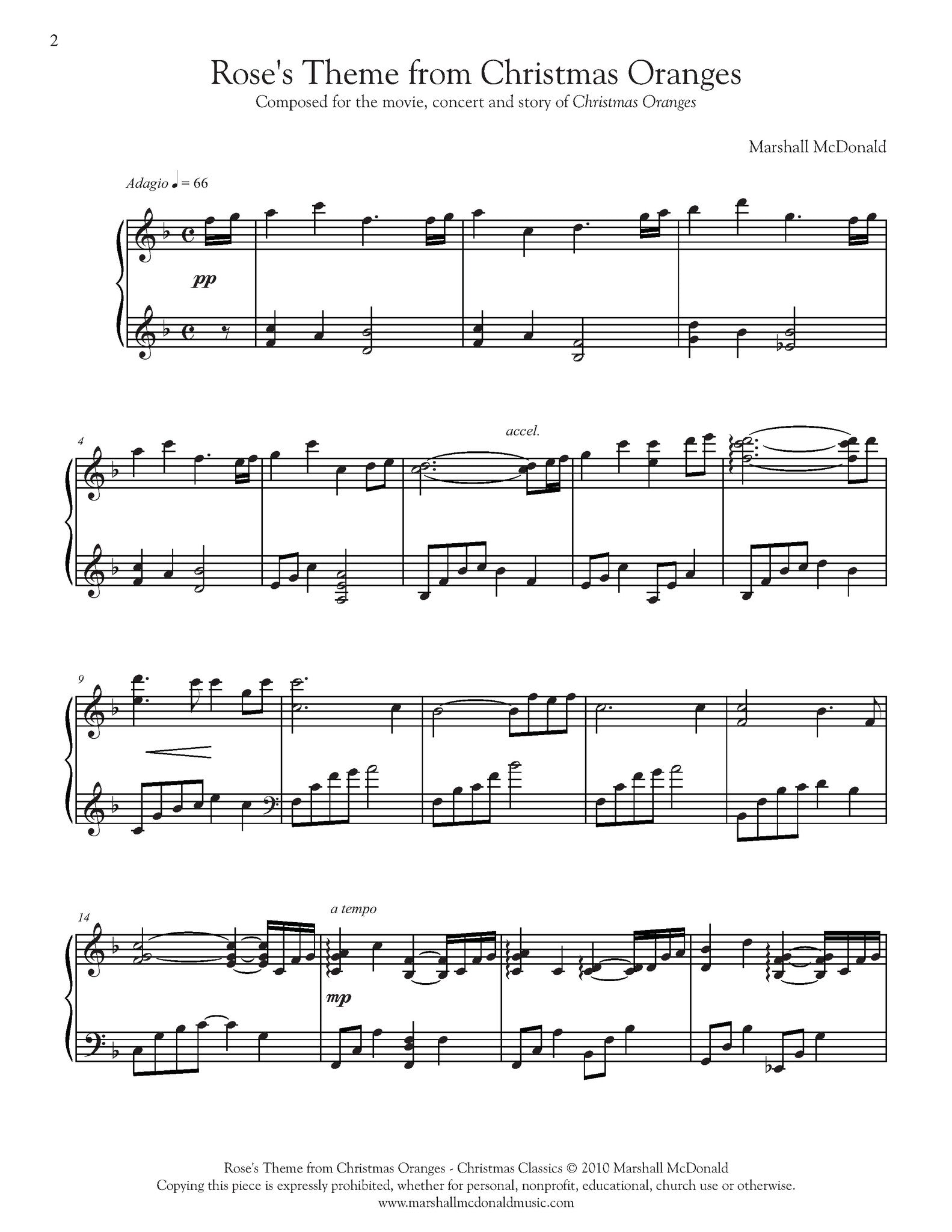 piano tutorial rose theme